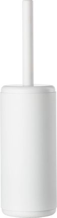 Zone Denmark Rim Klobürste, Toilettenbürste, Bürstengarnitur mit Bürste und Halter fürs Badezimmer, Stehend, Durchm. 10 cm, Höhe 38,2 cm, Weiß