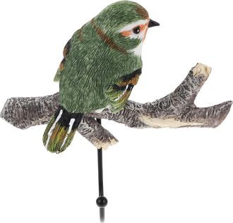 Angoily Vogel Wandhaken aus Kunstharz Dekorativer Garderobenhaken Bruchfest f&uuml;r Innen und Au&szlig;en L&auml;ndlicher Wandaufh&auml;nger Zuf&auml;llige Farbe Zuf&auml;llige Farbe