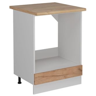 Vicco Meuble pour four R-Line, Chêne de force doré, 60cm PT Chêne, Vicco