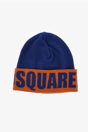 Dsquared2 COUTURE Two-Tone Wool Beanie size One Size