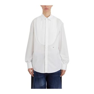 Dsquared2 Baumwoll-Smokinghemd - - Blouses & Shirts - Damen - Wei&szlig; - S