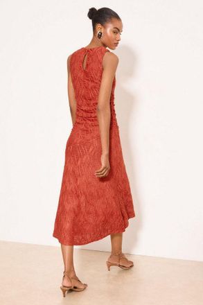 Lipsy Midikleid Lipsy Strukturiertes Midikleid aus Jersey, Regular (1-tlg)