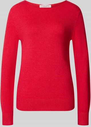 Christian Berg Regular Fit Strickpullover aus Viskose-Mix mit U-Boot-Ausschnitt
