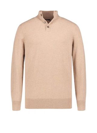 Boggi Milano Herren Pullover beige unifarben