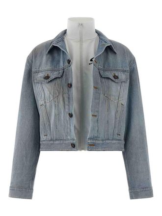 Balenciaga Rollkragenpullover - Hellblau