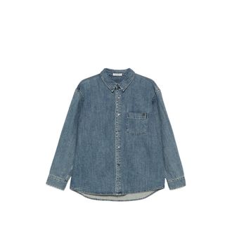 Low Classic Faded-effect Denim Shirt