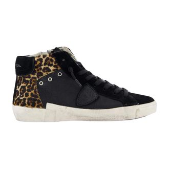 Philippe Model Hohe Schwarze Sneaker - - Shoes - Damen - Schwarzk - 38 EU