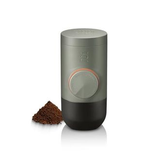 Wacaco Minipresso GR2, Machine a cafe Portable pour lext&eacute;rieur Caf&eacute; moulu compatible, Cafetiere Portable 18 Bar &agrave; commande manuelle, Cafetiere on the go, ult