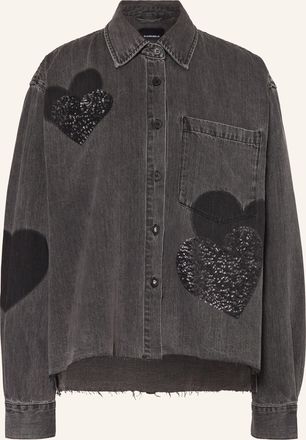 ER Elias Rumelis Elias Rumelis Jeansbluse Beba Mit Pailletten schwarz