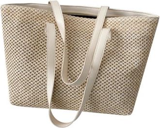 Yardwe Sac Bandouli&egrave;re &Eacute;t&eacute; Tiss&eacute; Main Paille Pour Femme Sac Main Cabas &Eacute;t&eacute; Femme &Eacute;paule Plage