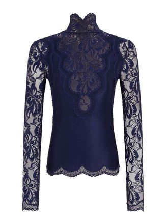 Paco Rabanne Top - Bleu Fonc&eacute;