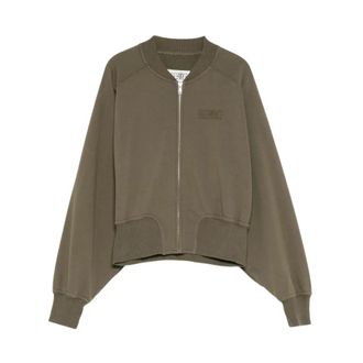 Maison Margiela Sweatjacke - - Sweatshirts & Hoodies - Damen - Gr&uuml;n - M
