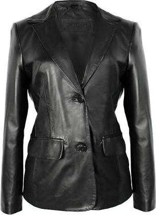 Zerimar Blazer Veste Women Leather | Veste Elegant | Veste Casual | Veste for Women Leather | Veste Dress Woman | Couleur Noir | Taille XXL