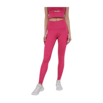 Emporio Armani Emporio Armani Ea7, Femme, Pantalons, Violet, Taille: 42 FR Leggings imprim&eacute; logo longueur cheville