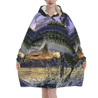 Generic Sweat &agrave; capuche avec drapeau bavarois pour femmes et hommes adultes surdimensionn&eacute;s pour une couverture douce et chaude