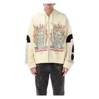 Who Decides War by Ev Bravado Homme, Sweatshirts et sweats &agrave; capuche, Multicolore, Taille: XL Zip Sweat &agrave; capuche