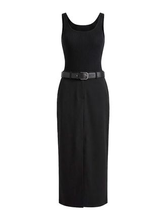 Patrizia Pepe Robe Au Genou - Noir