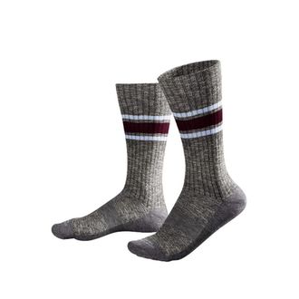 Marcoliani College Stripe Sneaker-Socke - - Underwear - Herren - Grau - ONE SIZE