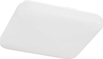 Eglo LED Deckenlampe Pogliola, Deckenleuchte mit Dip Switch, Lampe Decke K&uuml;che, Metall und Kunststoff in Wei&szlig;, warmwei&szlig;, neutralwei&szlig;, kaltwei&szlig;, 28x28 cm