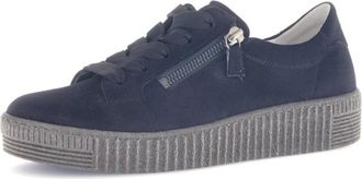 Gabor Leather Platform Sneaker - - Shoes - Damen - Blau - 35 1/2 EU