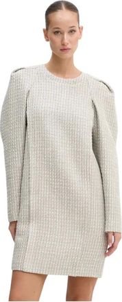 Iro Iro, Femme, Robes, Blanc, Taille: 36 FR Robe Courte Juliette Manches Ballon