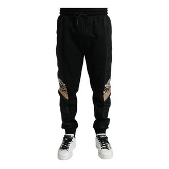 Dolce & Gabbana Sweatpants - - Trousers - Herren - Schwarzk - 2XL