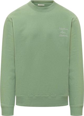 Dr&ocirc;le de Monsieur Homme, Sweatshirts et sweats &agrave; capuche, Vert, Taille: 2XS Le SweaT-shirt Slogan