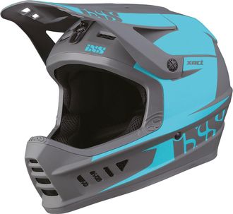 IXS XACT Evo Lagoon Graphit ML (57-59 cm) Integralhelm MTB/E-Bike/BMX, Erwachsene, Unisex