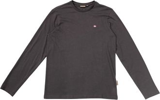 Napapijri Homme, Tops, Noir, Taille: M Salis Jersey T-Shirt Manches Longues