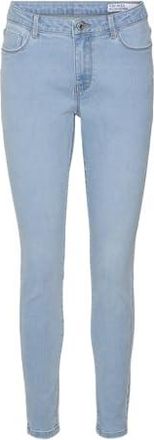 Vero Moda Jean Skinny Vmelly Mr Blue Noos pour Femme, Bleu Jeans Clair, S / 32L