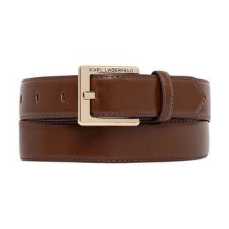 Karl Lagerfeld K Essential Belt - - Accessories - Damen - Braun - 65 CM