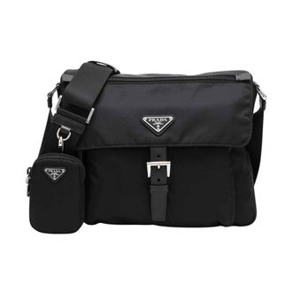 Prada Re-nylon Schultertasche - - Bags - Damen - Schwarzk - ONE SIZE