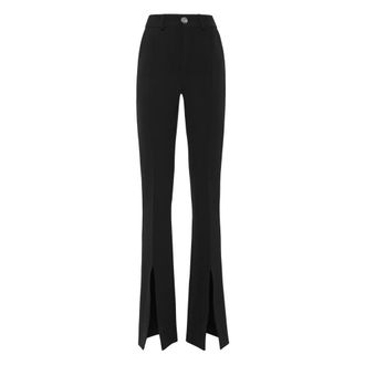 Philipp Plein Cady High Waist Trouser - - Trousers - Damen - Schwarzk - L