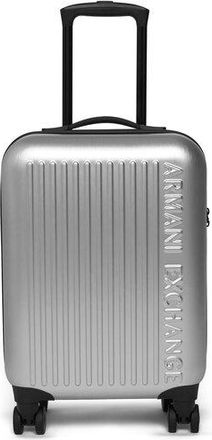 A|X Armani Exchange Kabinenkoffer XW002233 AF21472 M8104 Silberfarben