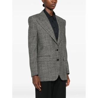 Dolce & Gabbana Virgin Wool Tailored Blazer - Gray