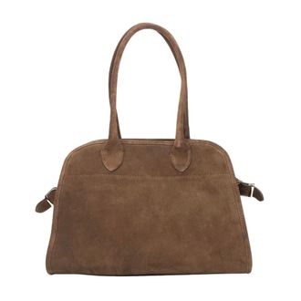 Estro & Luminara Femme, Sacs, Brun, Taille: ONE Size Sac &agrave; main Satchel