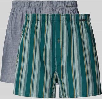 Schiesser Regular Fit Boxershorts aus reiner Baumwolle im 2er-Pack