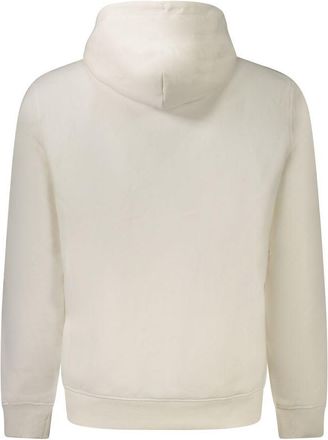 Tommy Hilfiger Logo-Embroidered Cotton Hoodie - White