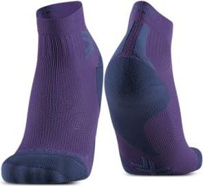 X Socks X-Socks RUN DISCOVER ANKLE NEOBERGINE/X BLACK 45-47, Violet, bleu, 45-47