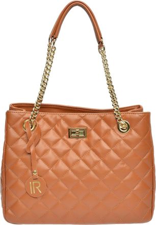Isabella Rhea Braun Rindsledertasche
