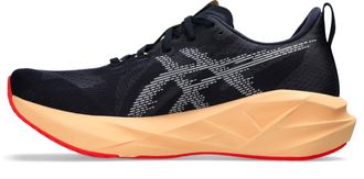 Asics Mens NOVABLAST 5 Running Shoes, Midnight/Orange Glow, 15 Wide