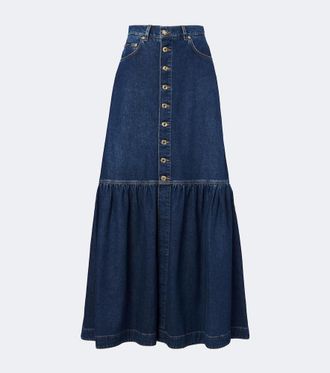 Dolce & Gabbana Jupe longue en denim