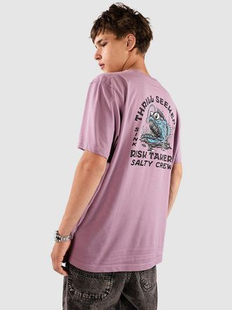 Salty Crew Angler Fish Monst T-Shirt grape