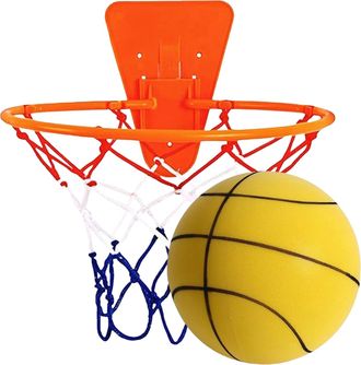 Generic Weicher Indoor-Basketball, ruhiger Basketball - leiser Basketball, ohne, weiche R&uuml;ckprallausr&uuml;stung f&uuml;r Wohnungen im Fitnessstudio zu Hause, T&uuml;ren ode