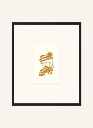 Any Image Any Image Wandbild Goldener Rhythmus Mit Rahmen schwarz