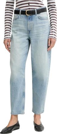 Marc O'Polo Jean Lara Barrel Cropped - Femme - Jeans - Bleu - Taille: W29 L32