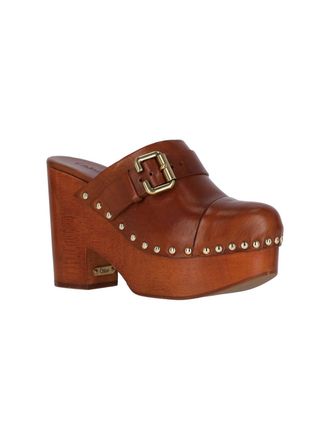 Chlo&eacute; Womens Chlo&egrave; Sandals Brown Upper: Cow Leather