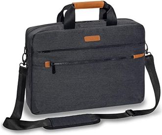 Pedea Housse pour ordinateur portable Elegance Pro &Eacute;tui pour ordinateur portable 17,3 pouces (43,9 cm) Sacoche &agrave; bandouli&egrave;re et compartiment pour tablette j