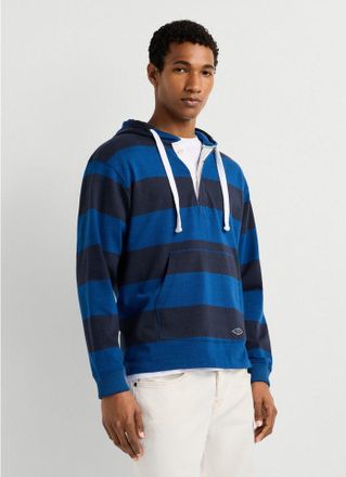 Pepe Jeans London Hoodie JOE STRIPES HOODIE mit verdeckter Knopfleiste