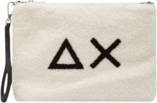 Sun 68 Sac Pochette Teddy X45223 Col.31 Blanc Cr&egrave;me